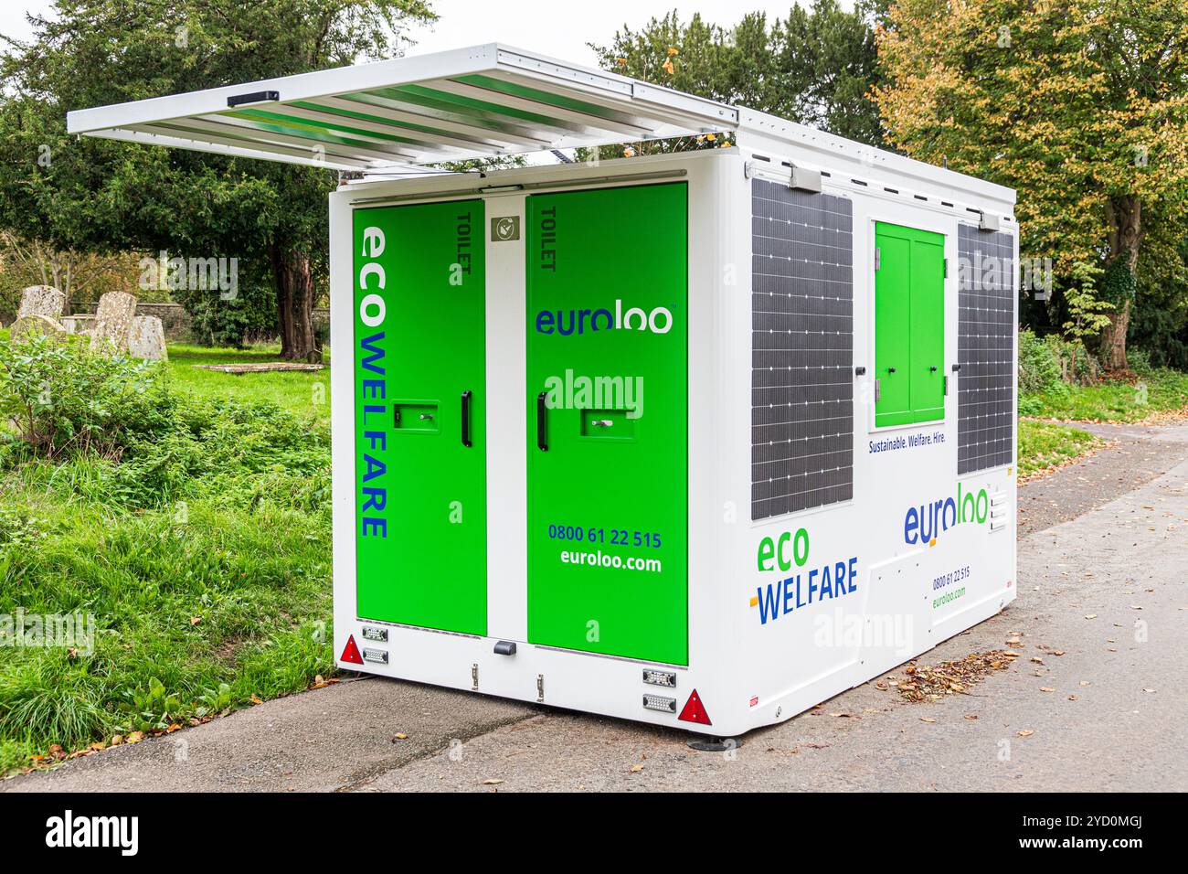 Euro Loo Eco Welfare solar powered toilet in the village of Bampton ...