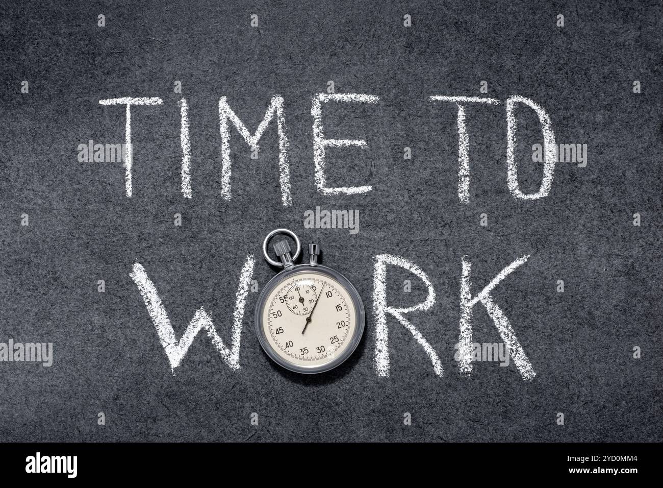 Time to work Stock Photo - Alamy