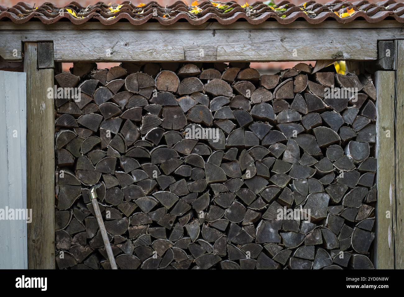 Firewood background different types hi-res stock photography and images ...