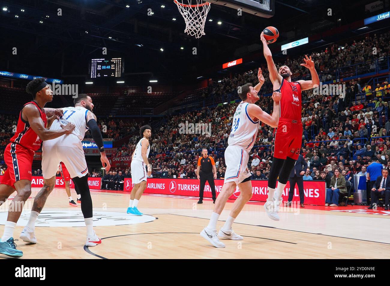 Nikola Mirotic (EA7 Emporio Armani Olimpia Milano) during EA7 Emporio ...