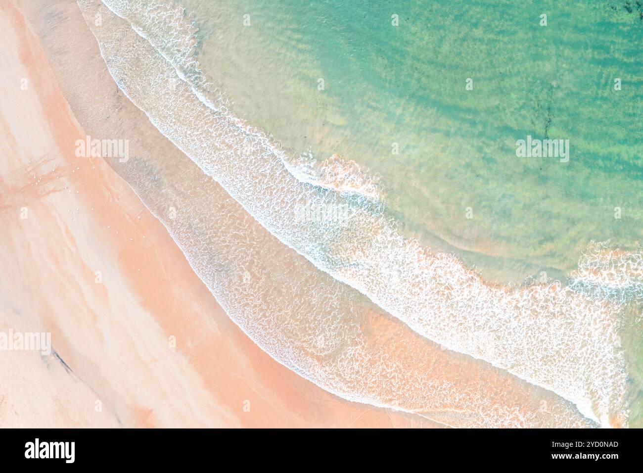 Freshwater beach aerial shot waves on beach Stock Photo - Alamy
