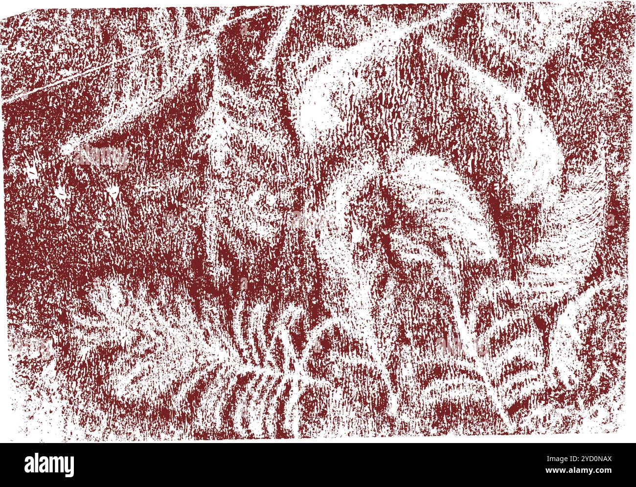 Plant fossil stone print Black carboned texture overlay Dust grainy ...