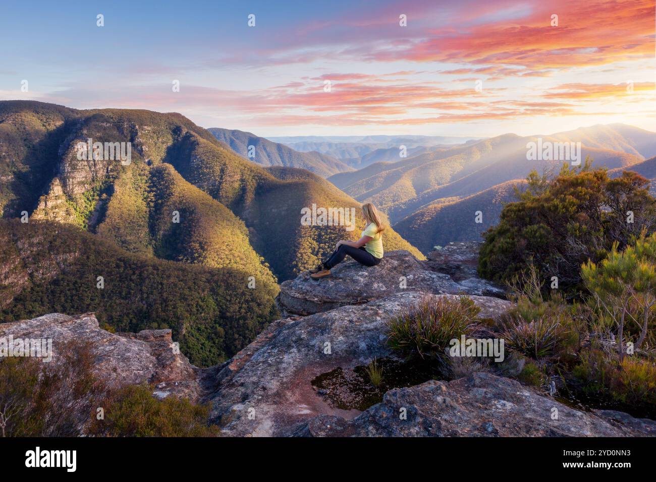 Female admiring beautiful view hi-res stock photography and images - Alamy