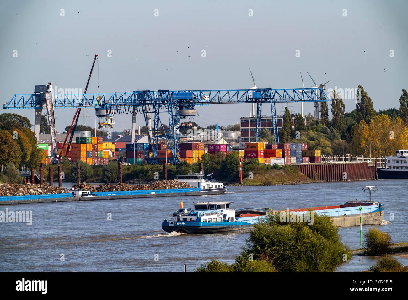 Contargo rhine waal lippe container terminal hi-res stock photography ...