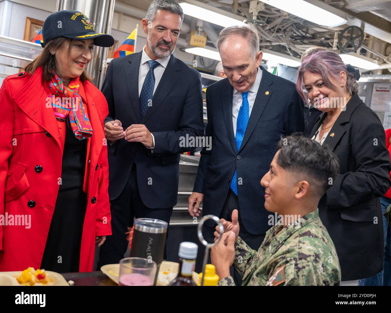NAVAL STATION ROTA, Spain (Oct. 18, 2024) Spanish Minister of Defense ...