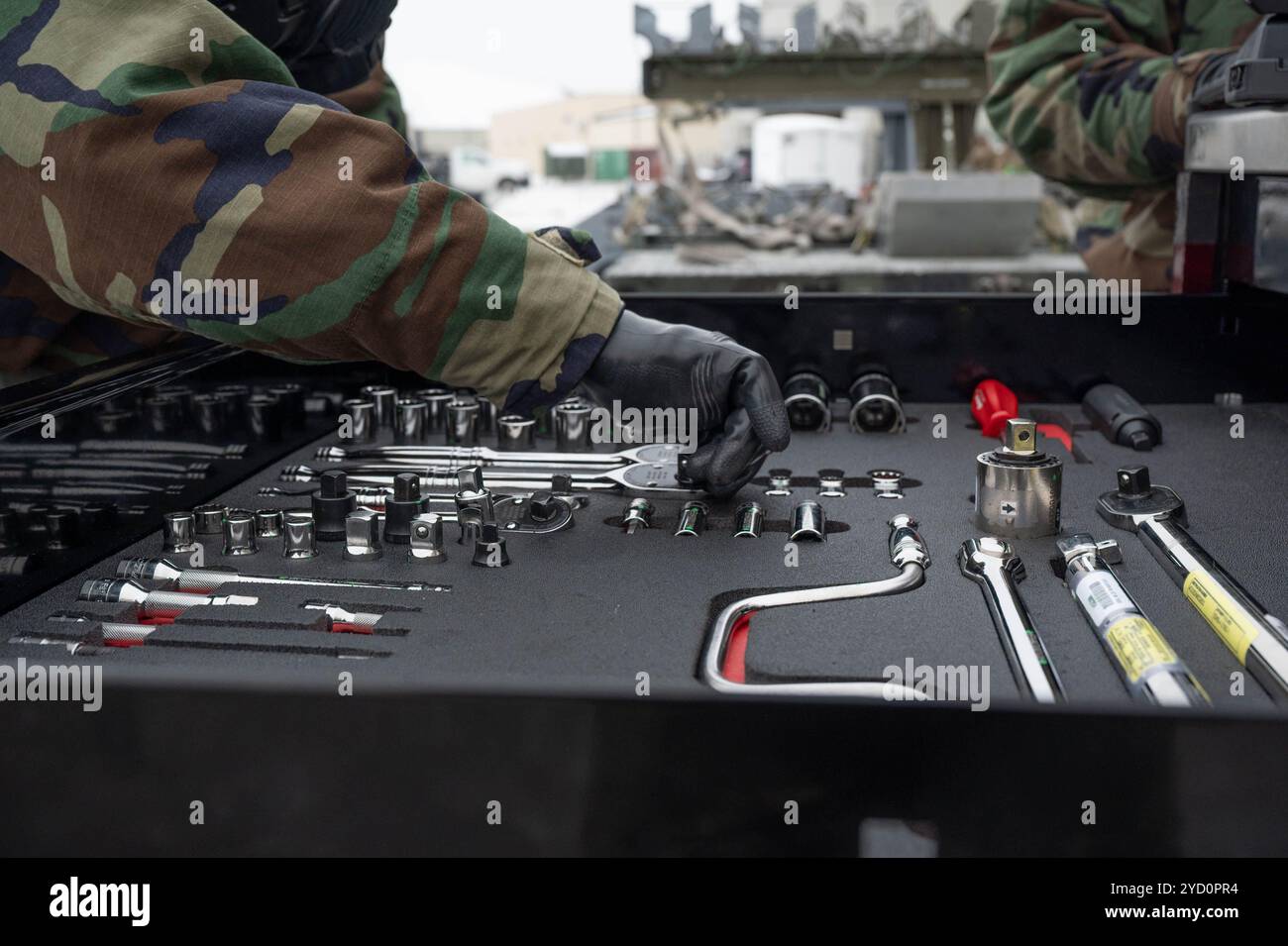 U.S. Air Force Senior Airman Michelle Santos, 18th Fighter Generation ...