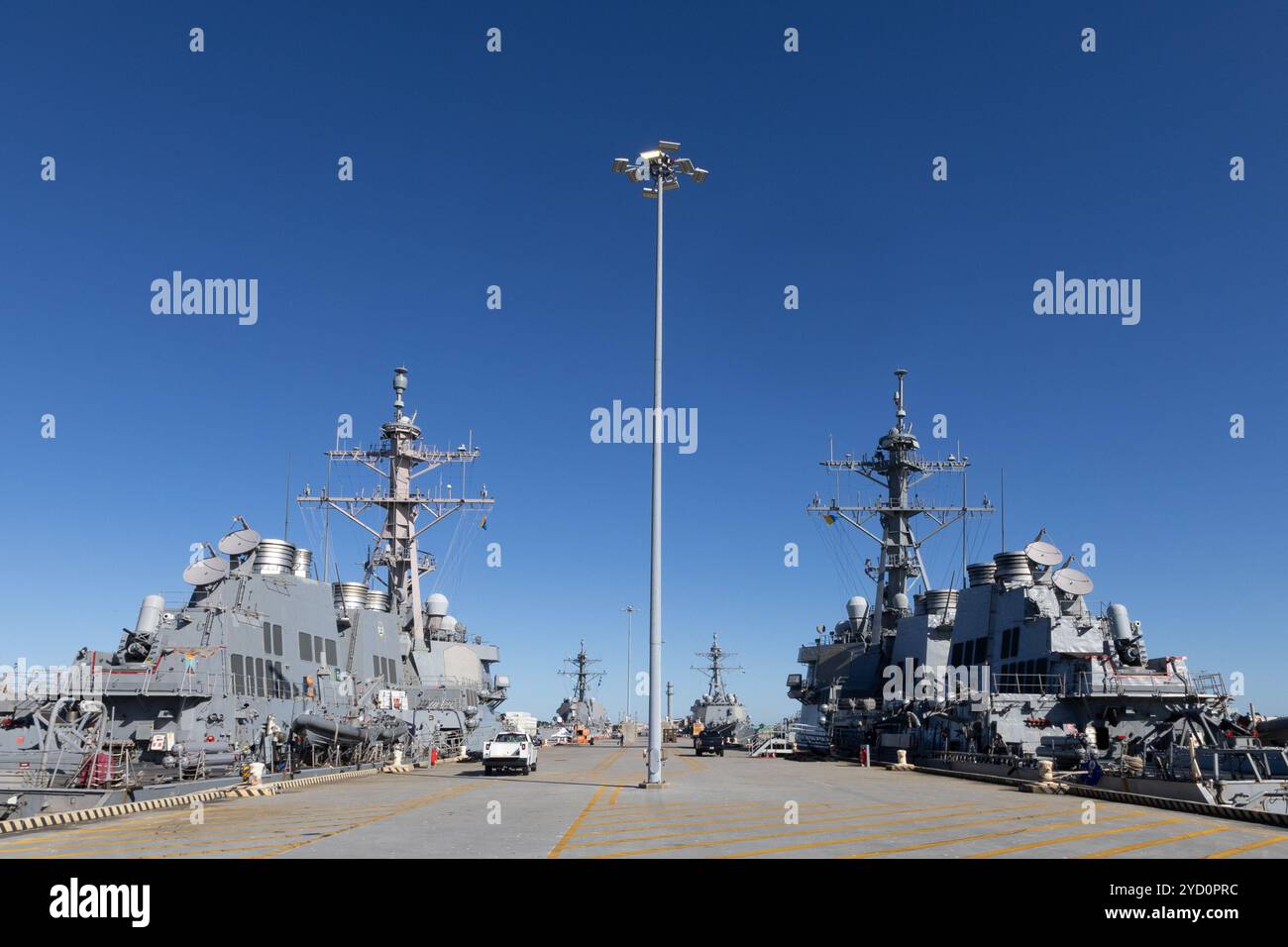 NORFOLK, Va. (October 18, 2024) In a rare occurrence, the Arleigh Burke ...