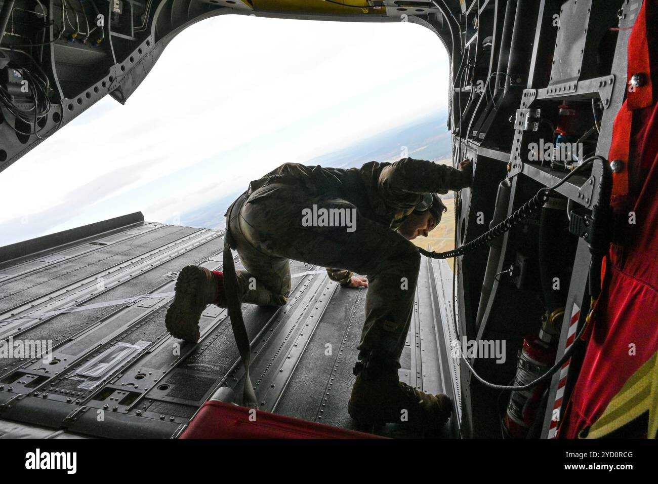 U.S. Army paratroopers, assigned to 173rd Airborne Brigade, conduct an ...