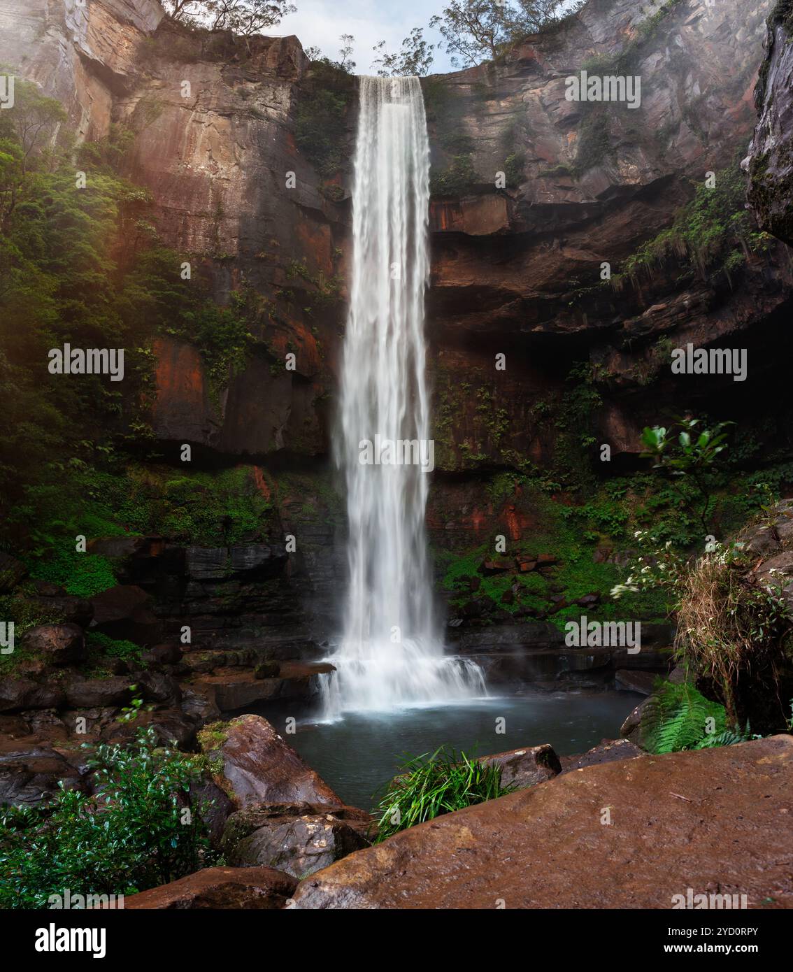 Beautiful waterfall in Southern Highlands Stock Photo - Alamy