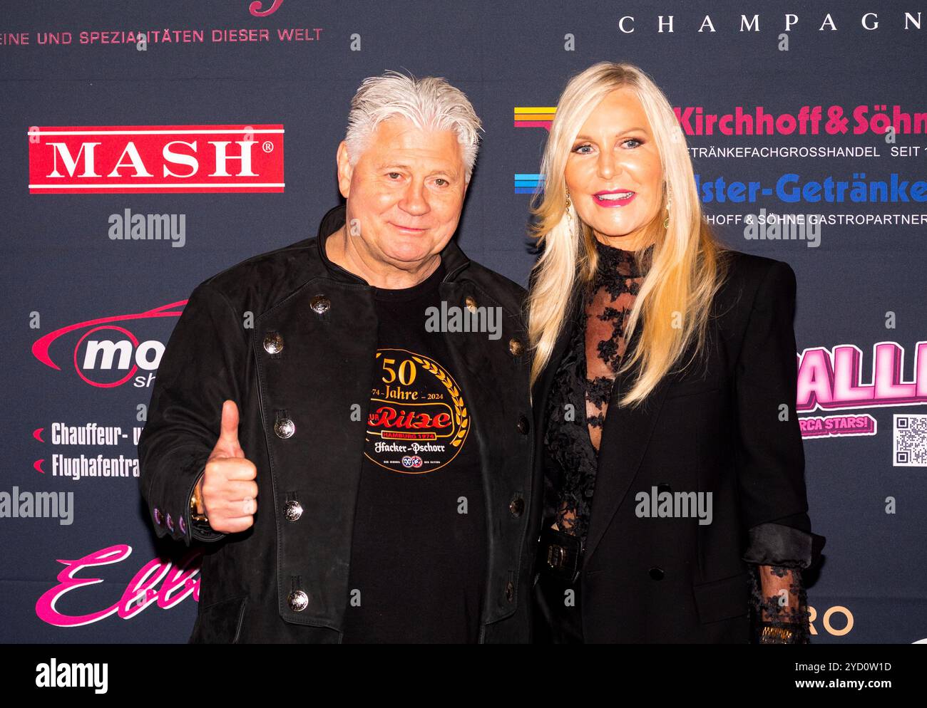 Hamburg, Germany. 24th Oct, 2024. Carsten Marek, owner of the pub "Zur ...