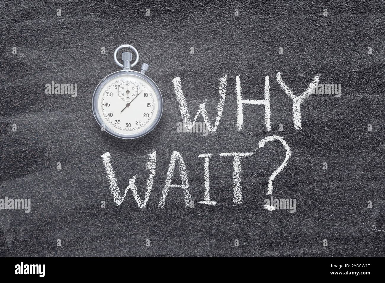 Why wait watch Stock Photo - Alamy