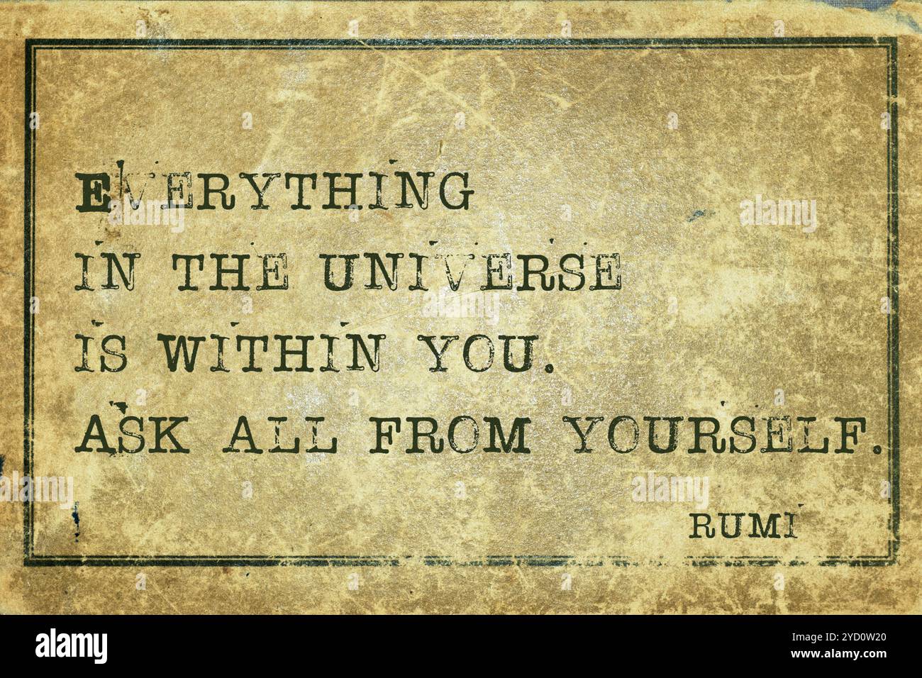 Everything in the universe is within you - ancient Persian poet and ...