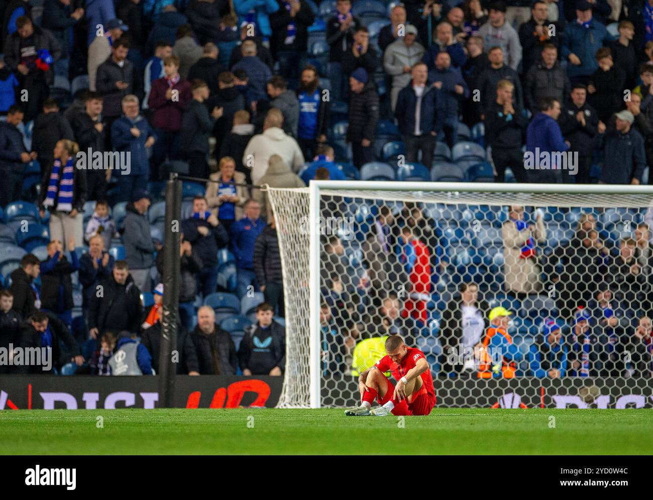 Ibrox Stadium, Glasgow, UK. 24th Oct, 2024. UEFA Europa League Football ...
