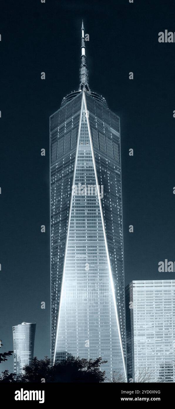 The Freedom Tower in New York City replace the World Trade Center that ...