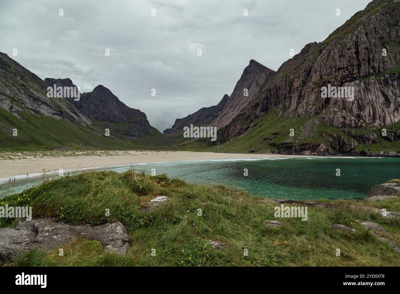 Explore the stunning glacial lake and dramatic mountains at Bunes Beach ...