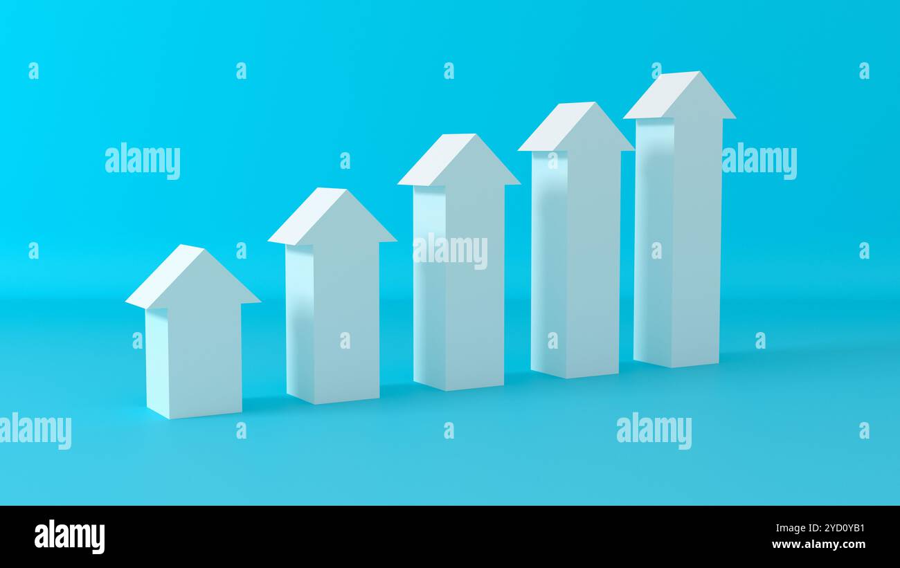 Business graphic chart going up hi-res stock photography and images - Alamy