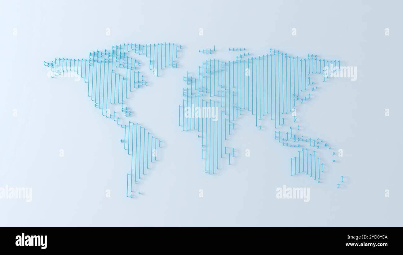 Digital india map global network hi-res stock photography and images ...