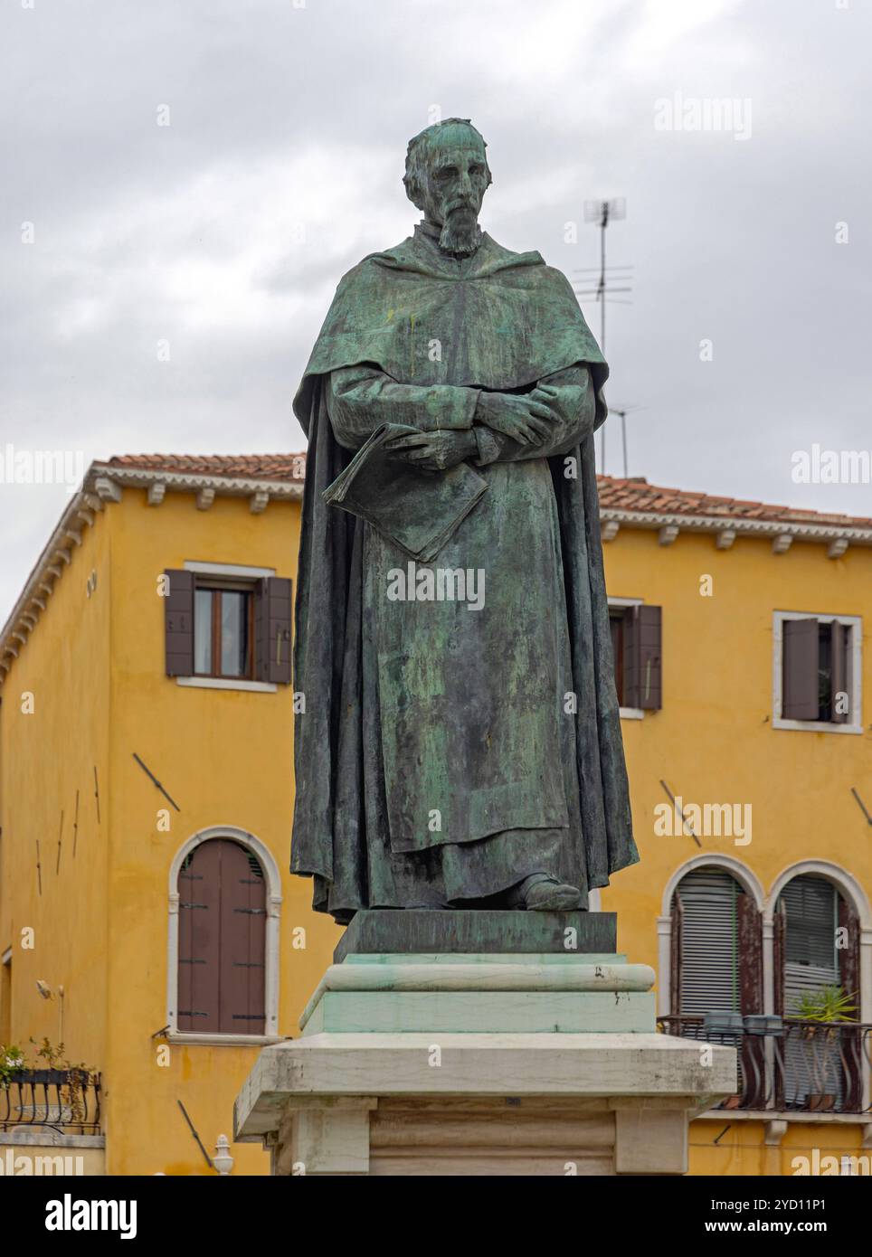 Bronze Statue of Paolo Sarpi Historic Monument at Santa Fosca Square in ...
