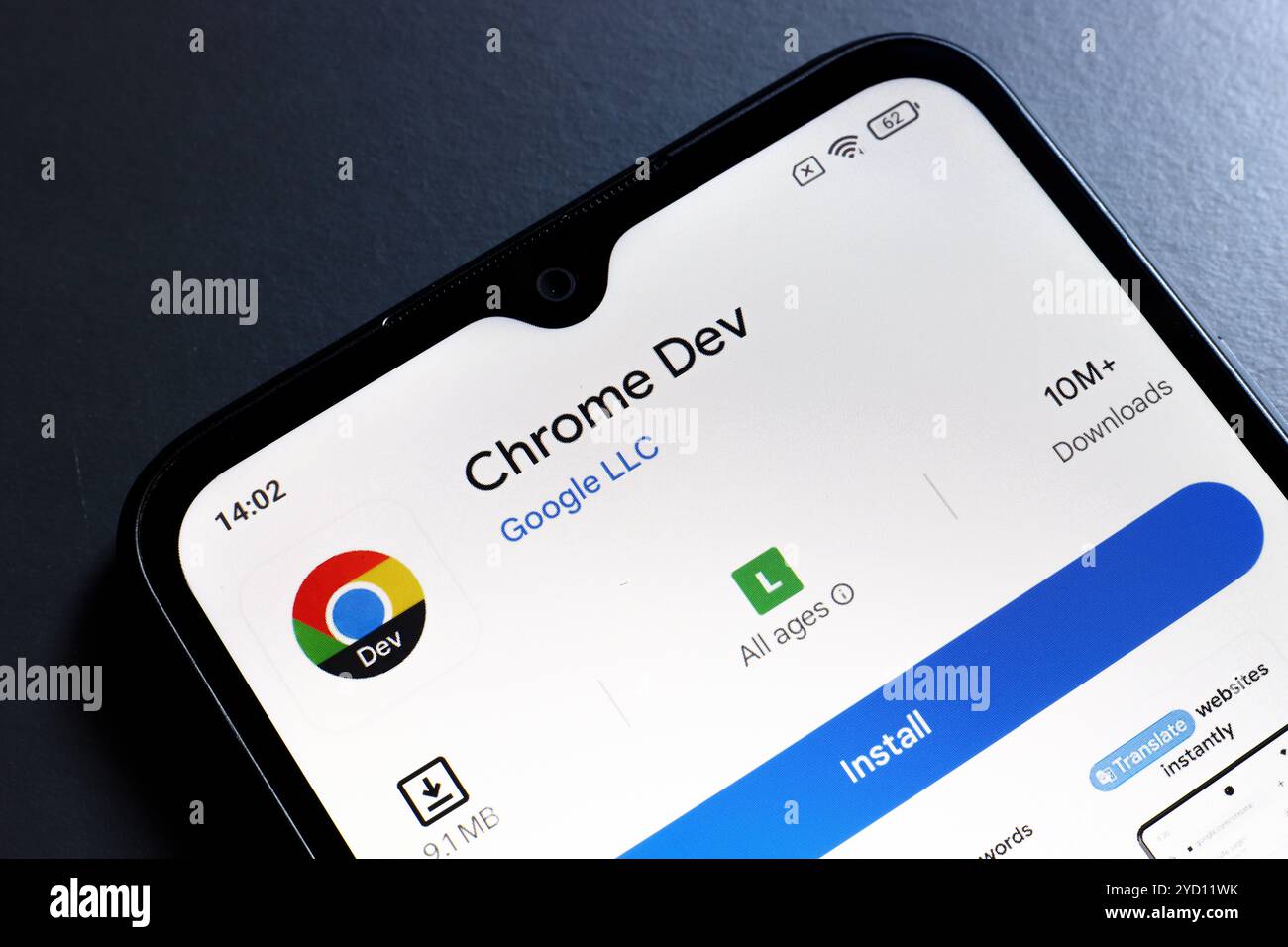 Chrome dev logo hi-res stock photography and images - Alamy