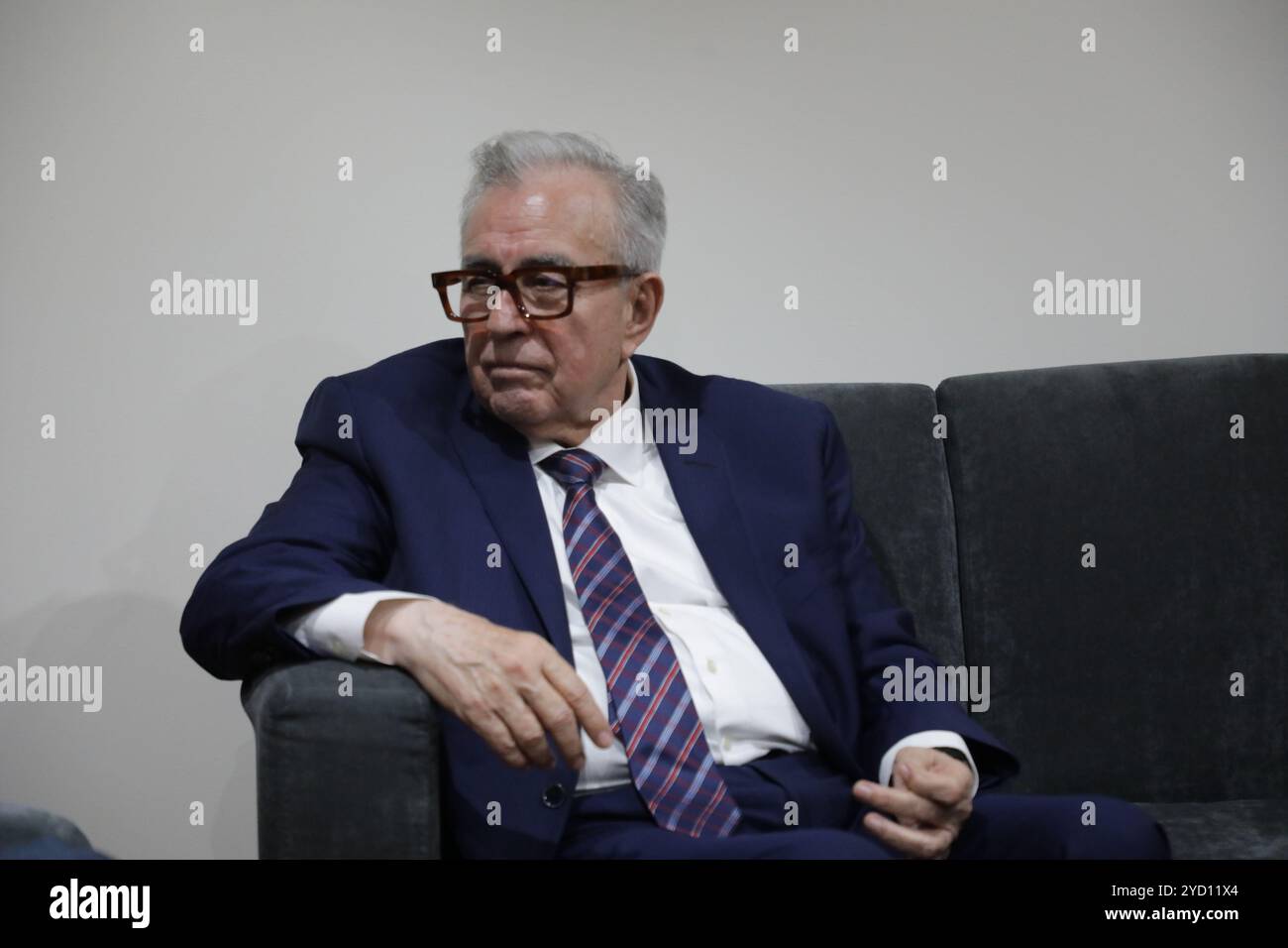 The Governor of the state of Sinaloa, Ruben Rocha, during his visit to ...