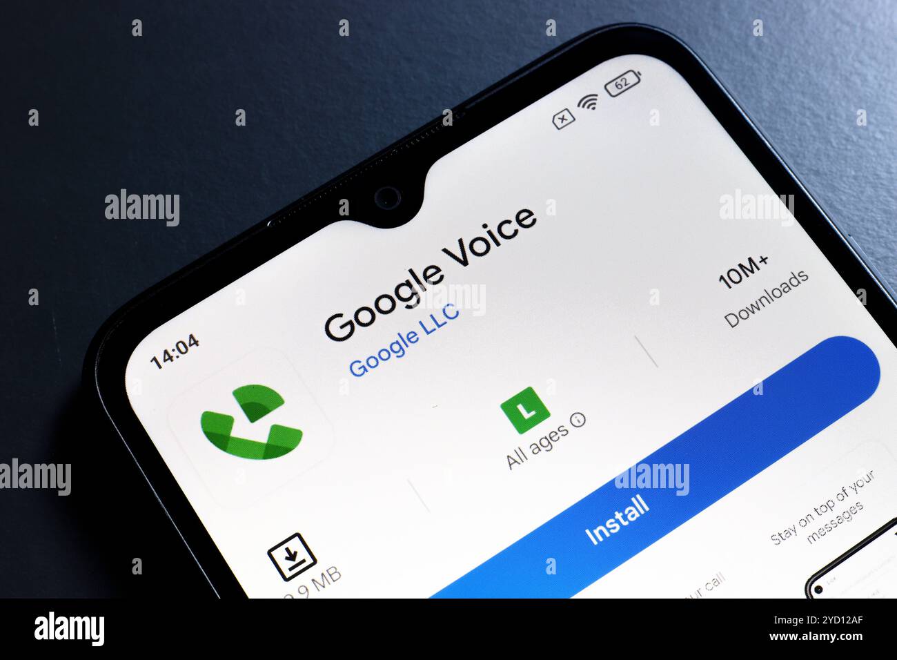 Google voice logo displayed hi-res stock photography and images - Alamy