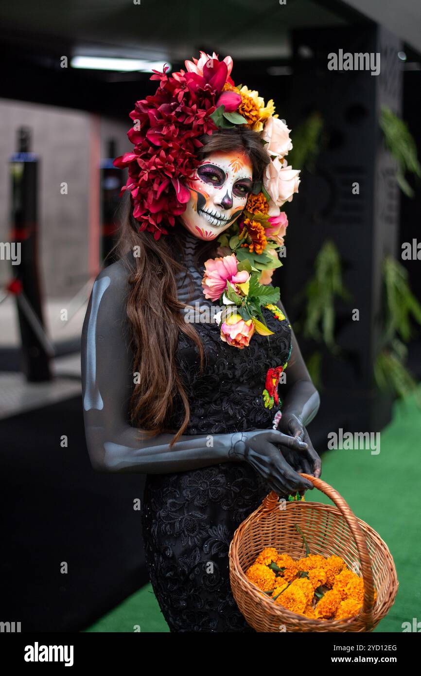 La Catrina Calavera / Dias de los Muertos Kuenstlerin, MEX, Formel 1 ...