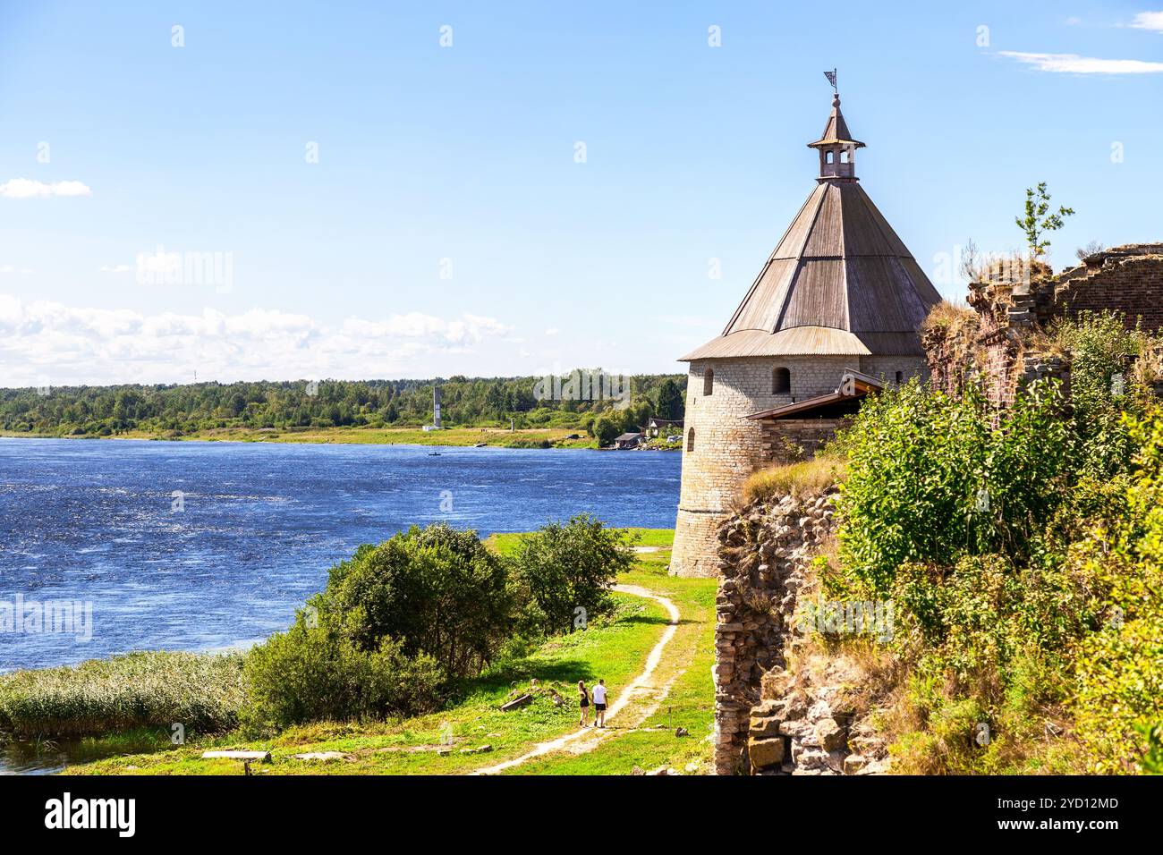 Oreshek fortress is an ancient Russian fortress Stock Photo - Alamy