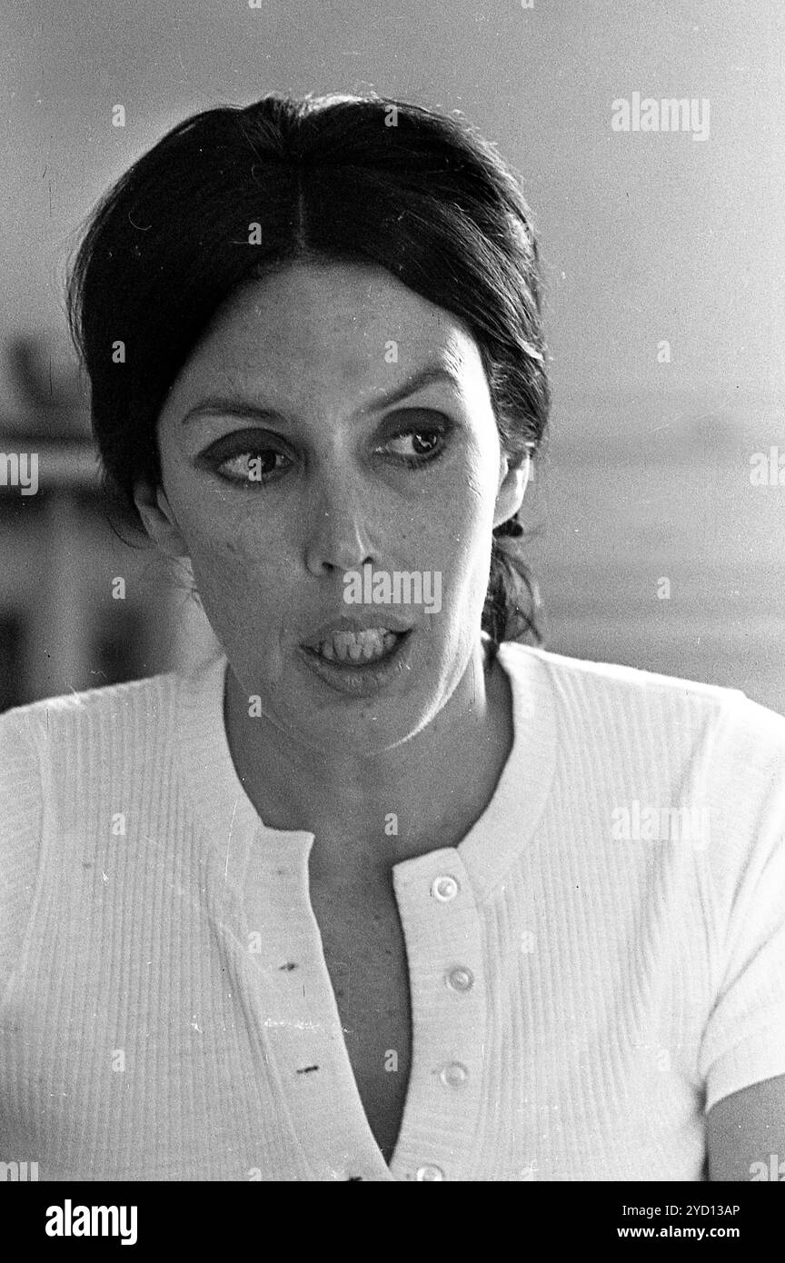 Argentine journalist and fiction writer Sara Gallardo during an ...