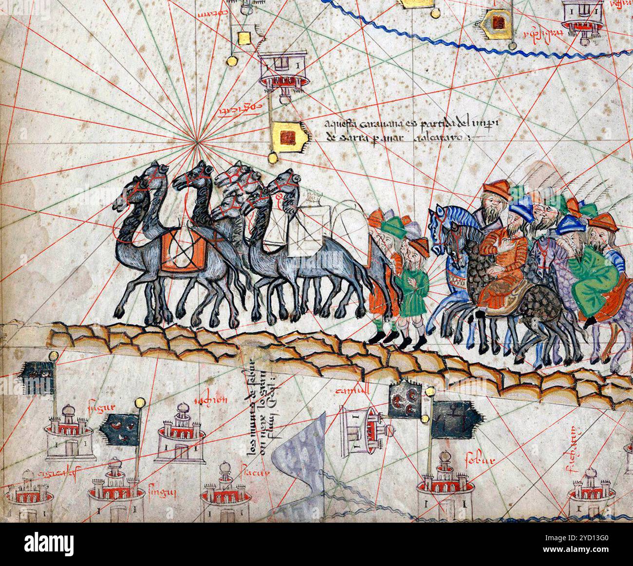 The silk road painting hi-res stock photography and images - Alamy