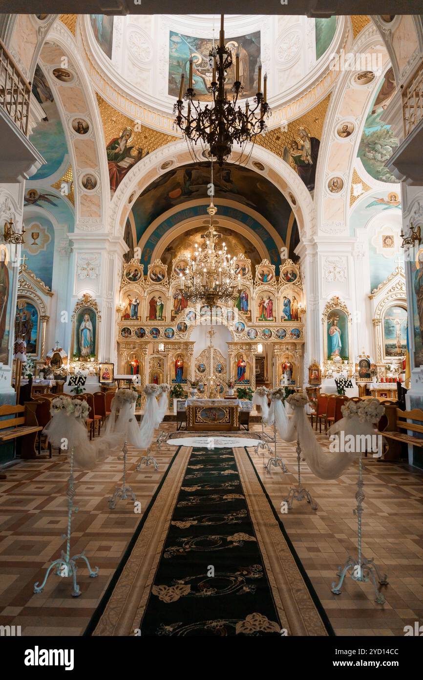 Majestic Interior of a Traditional Orthodox Church with Ornate ...