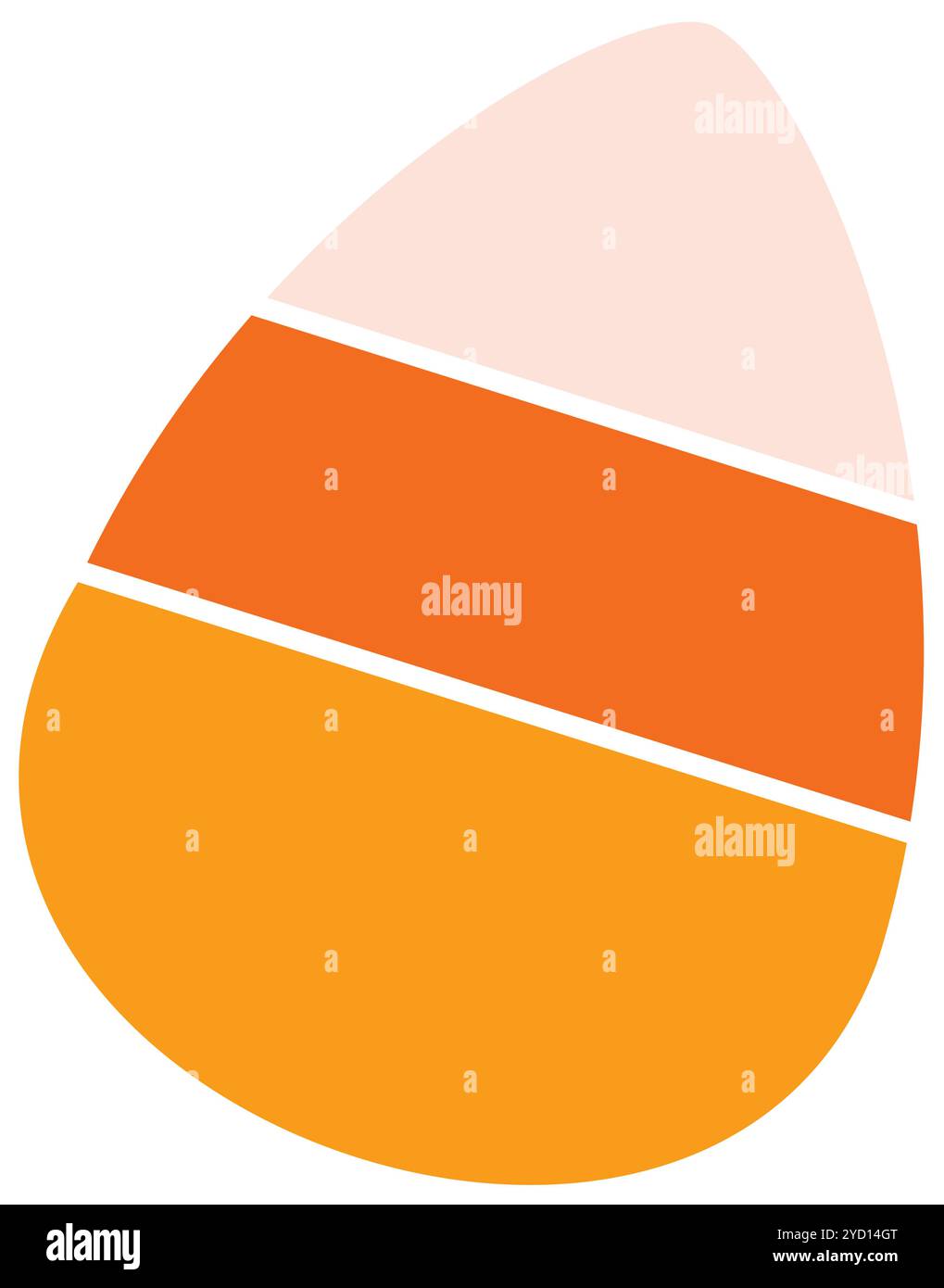Candy corn vector illustration for Halloween candy design Vector Stock ...