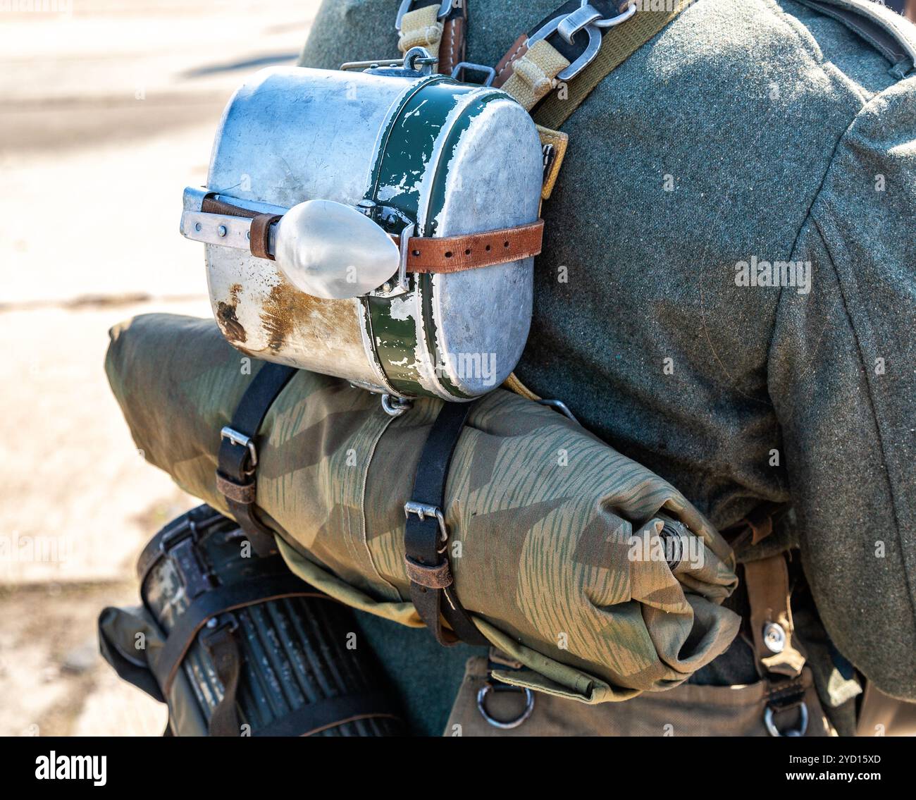 Retro soldier equipment of German Army uniform Stock Photo - Alamy
