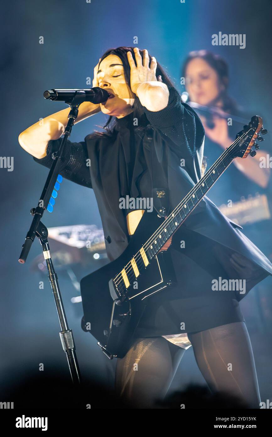 Milan Italy. 22th oct 2024. The American singer-songwriter Anne Erin ...