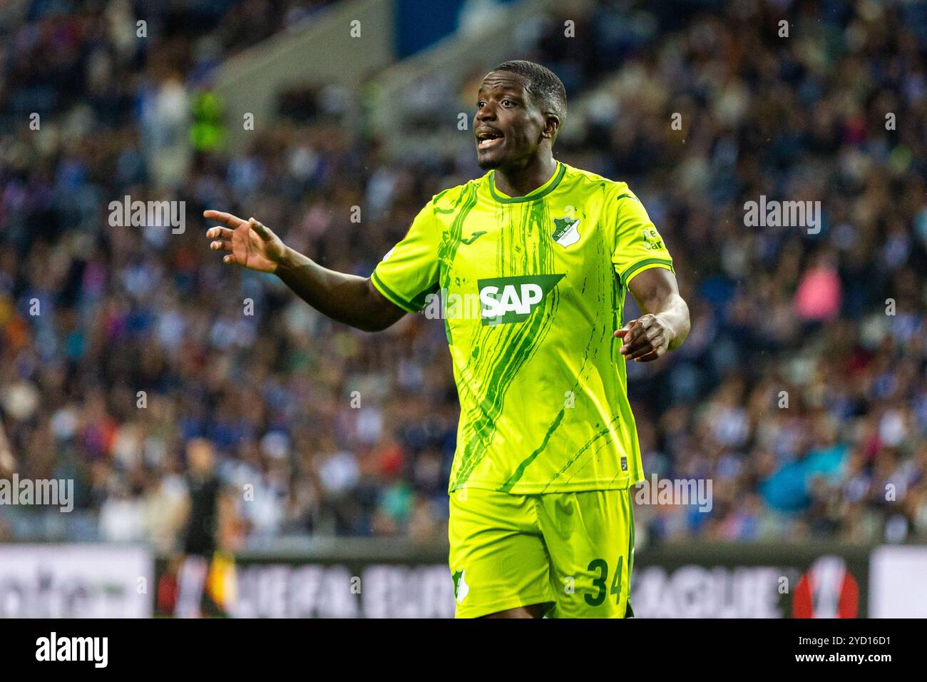Stanley Nsoki of TSG 1899 Hoffenheim gestures after the UEFA Europa ...