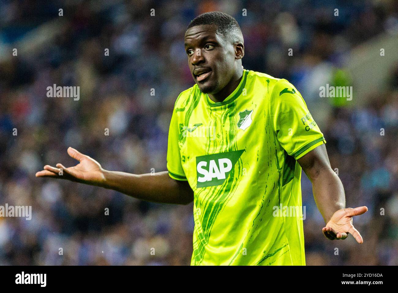 Stanley Nsoki of TSG 1899 Hoffenheim gestures after the UEFA Europa ...