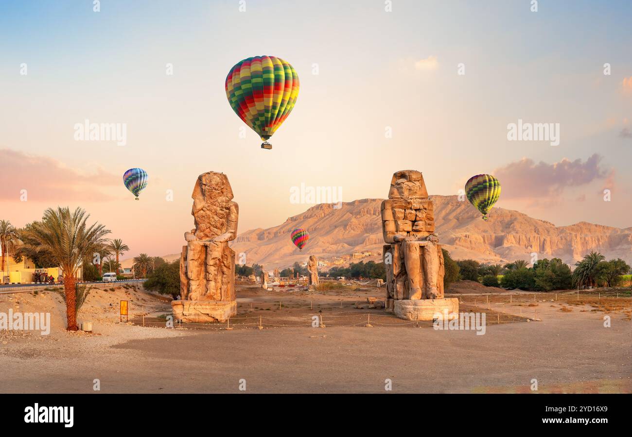 Colossi and balloons Stock Photo - Alamy