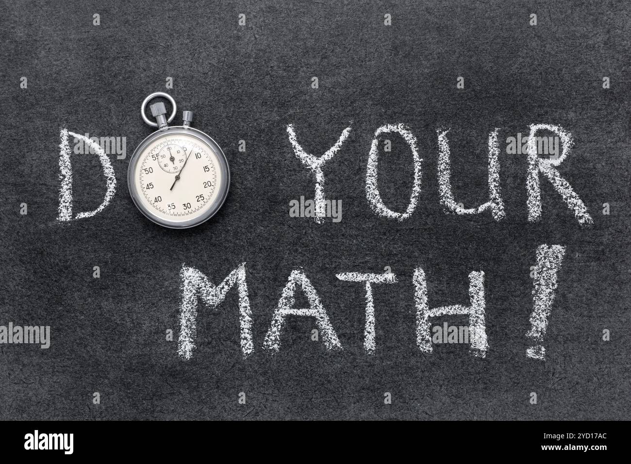 Do your math Stock Photo - Alamy