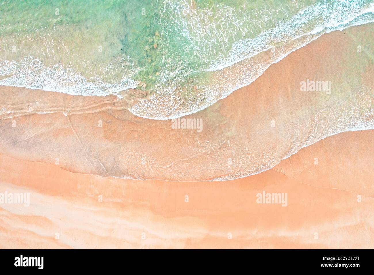 Waves and sand patterns Stock Photo - Alamy