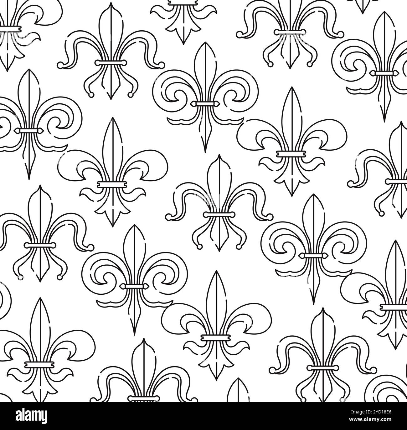 Fleur de lys symbol pattern background Vector Stock Vector Image & Art ...