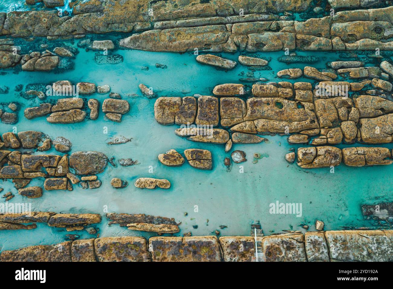 Australias rocky coast and natural swimming pools Stock Photo - Alamy