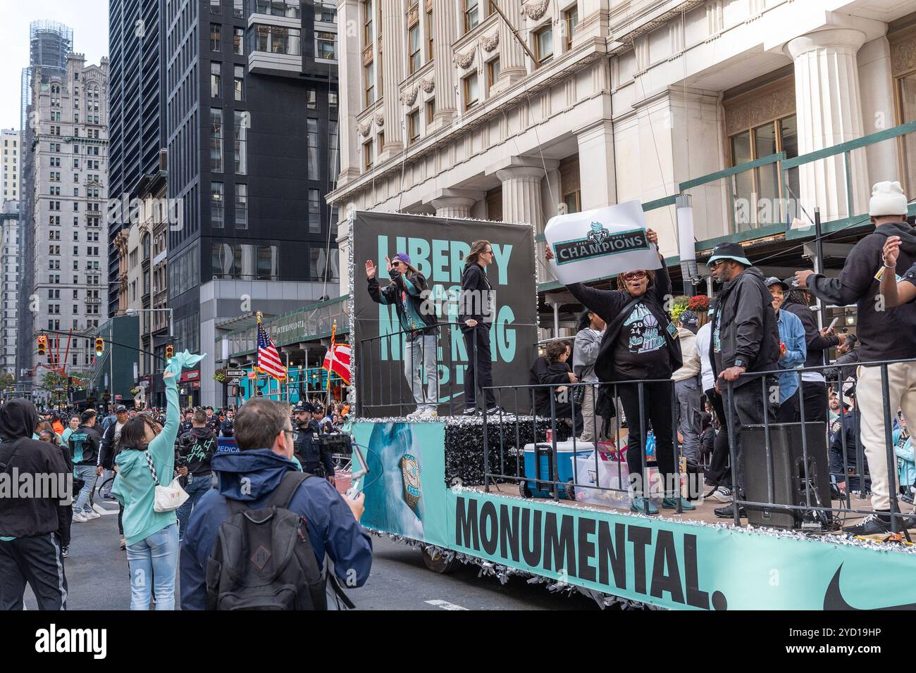 New York, NY, USA, 24 October, 2024: Atmosphere during celebration for ...