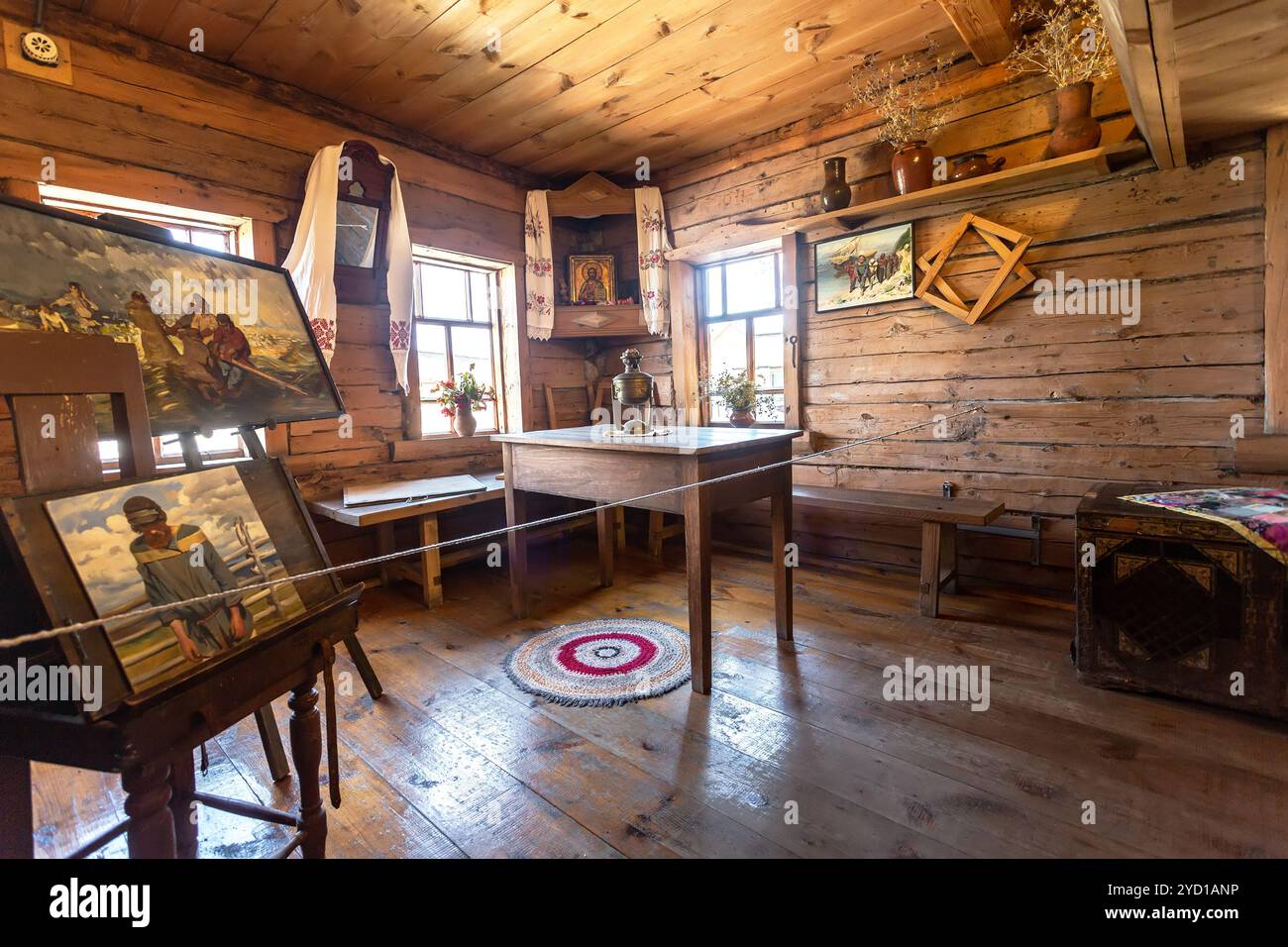 Interior with painter hi-res stock photography and images - Alamy