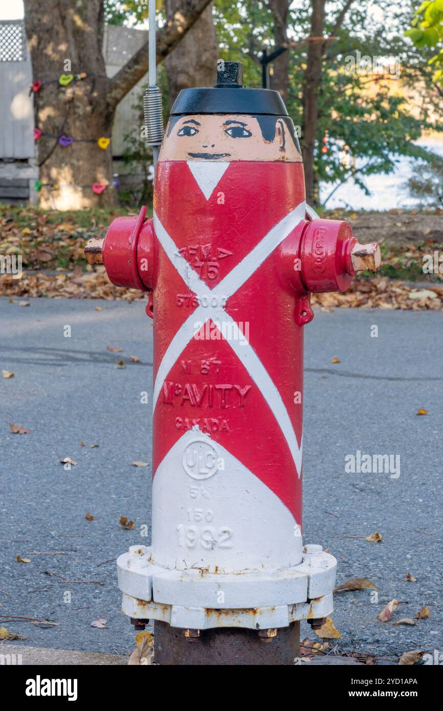 Fire hydrant painted to look like period British soldiers In Liverpool ...