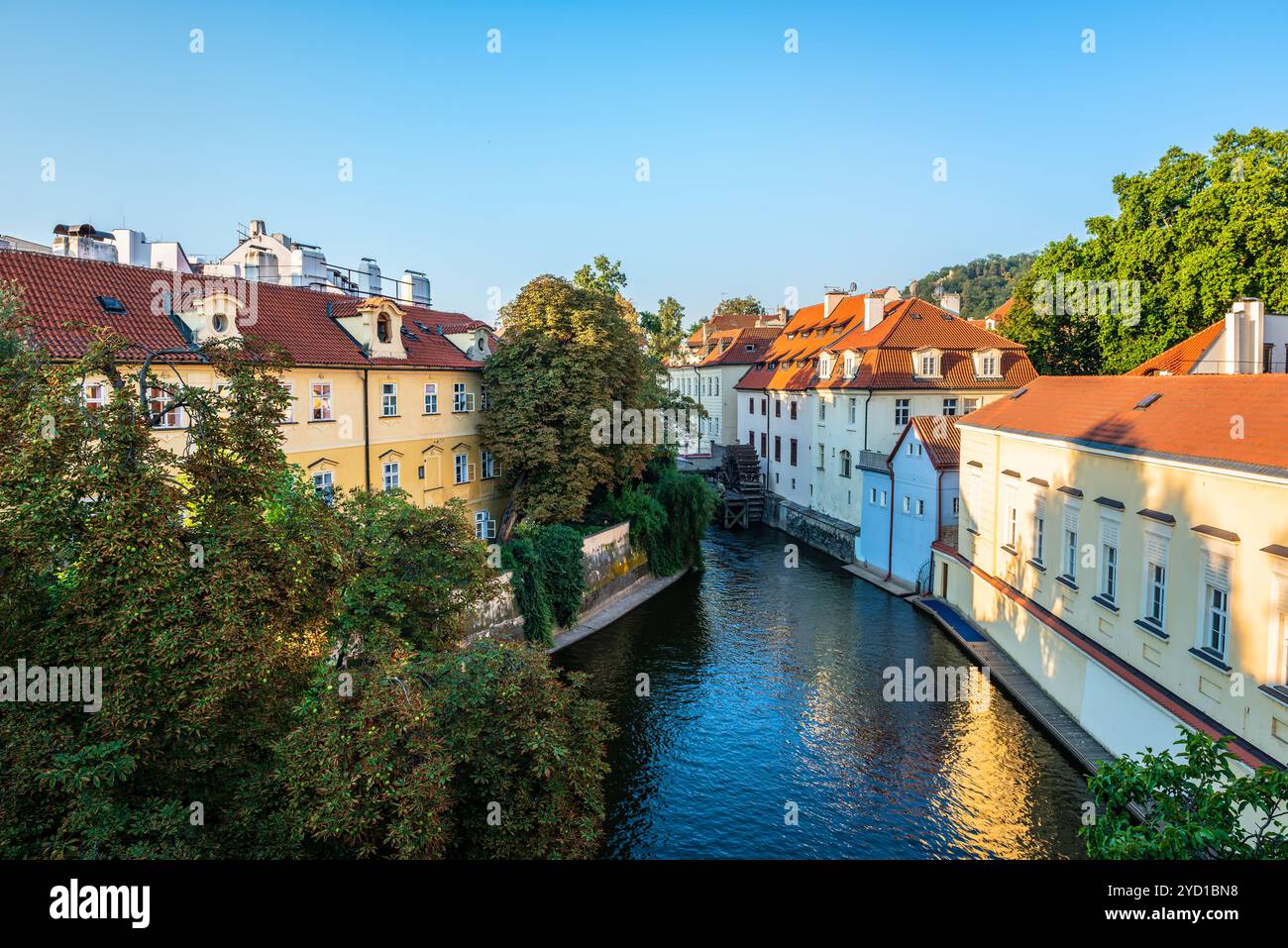 Canal in Prague Stock Photo - Alamy