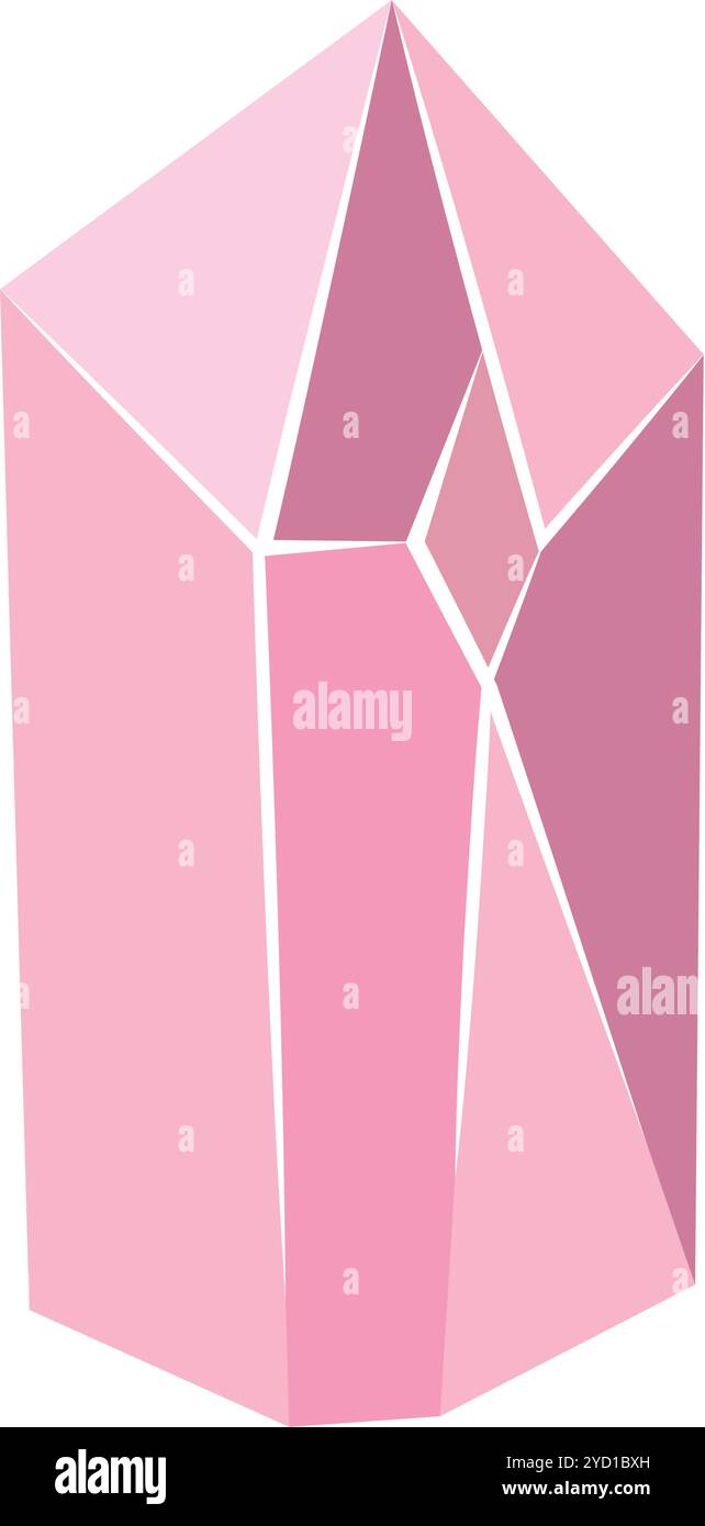 Geometric colored crystal structure abstract Vector Stock Vector Image ...