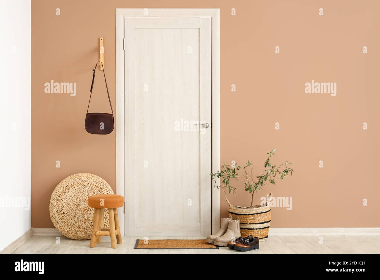 Modern interior hallway stool hi-res stock photography and images - Alamy
