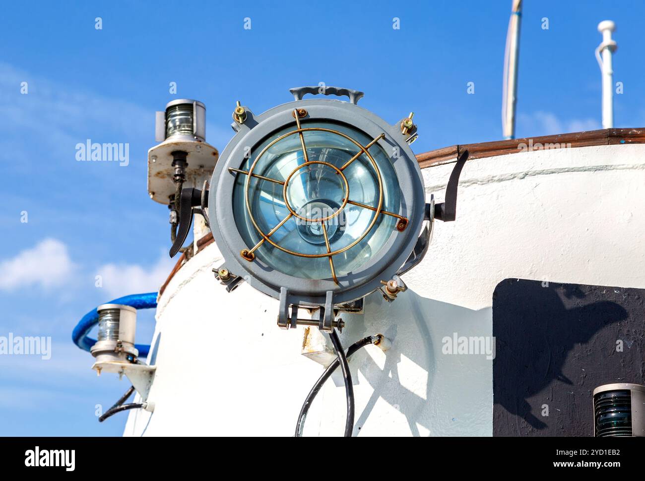 Signal light on the passenger ship Stock Photo - Alamy