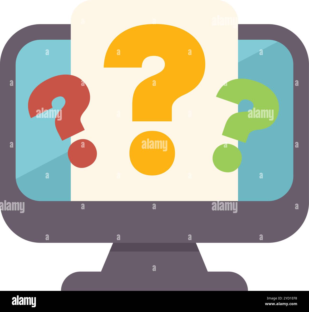 Question mark green screen Cut Out Stock Images & Pictures - Alamy