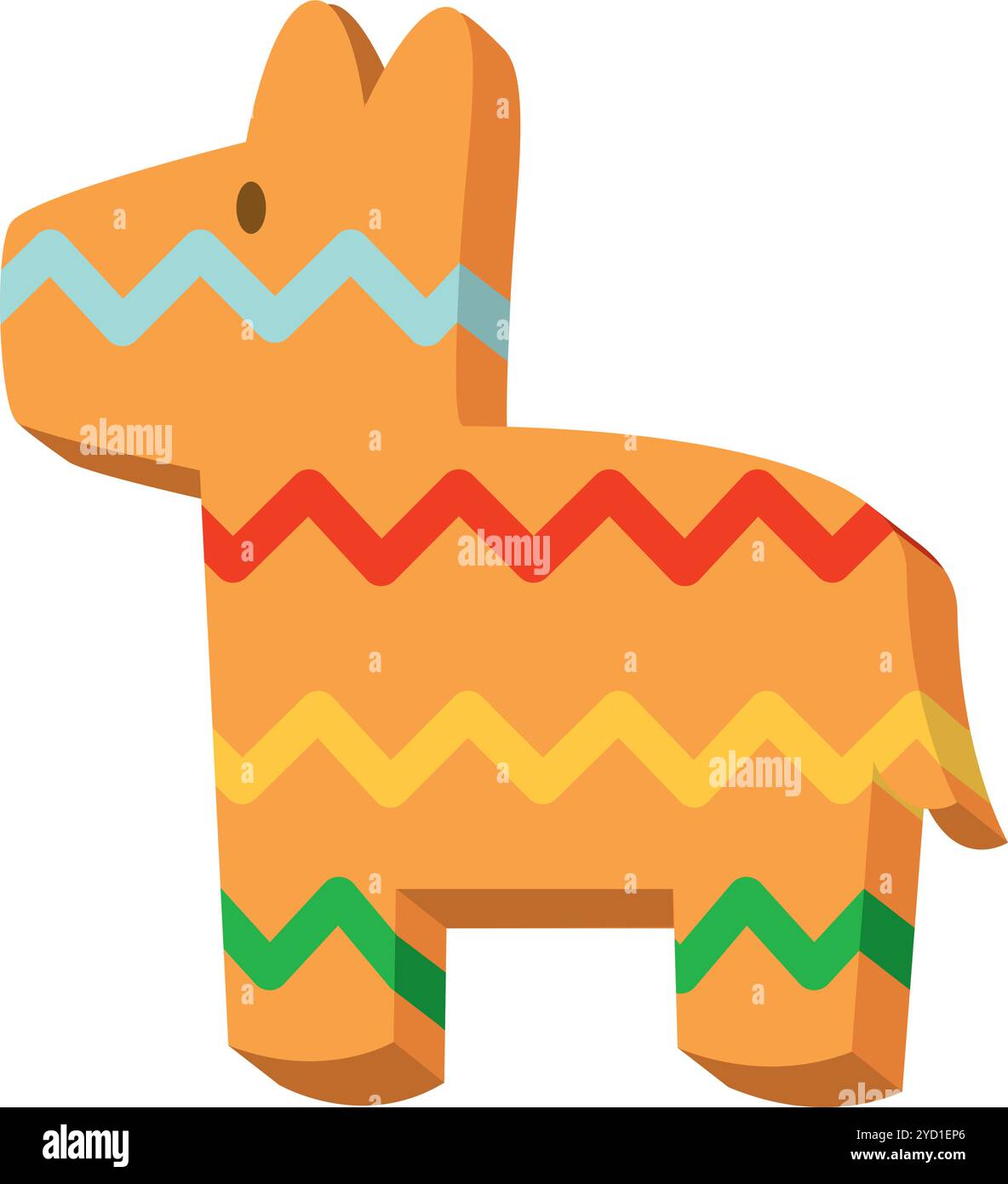 Flat colorful pinata icon representing Mexican celebration and ...