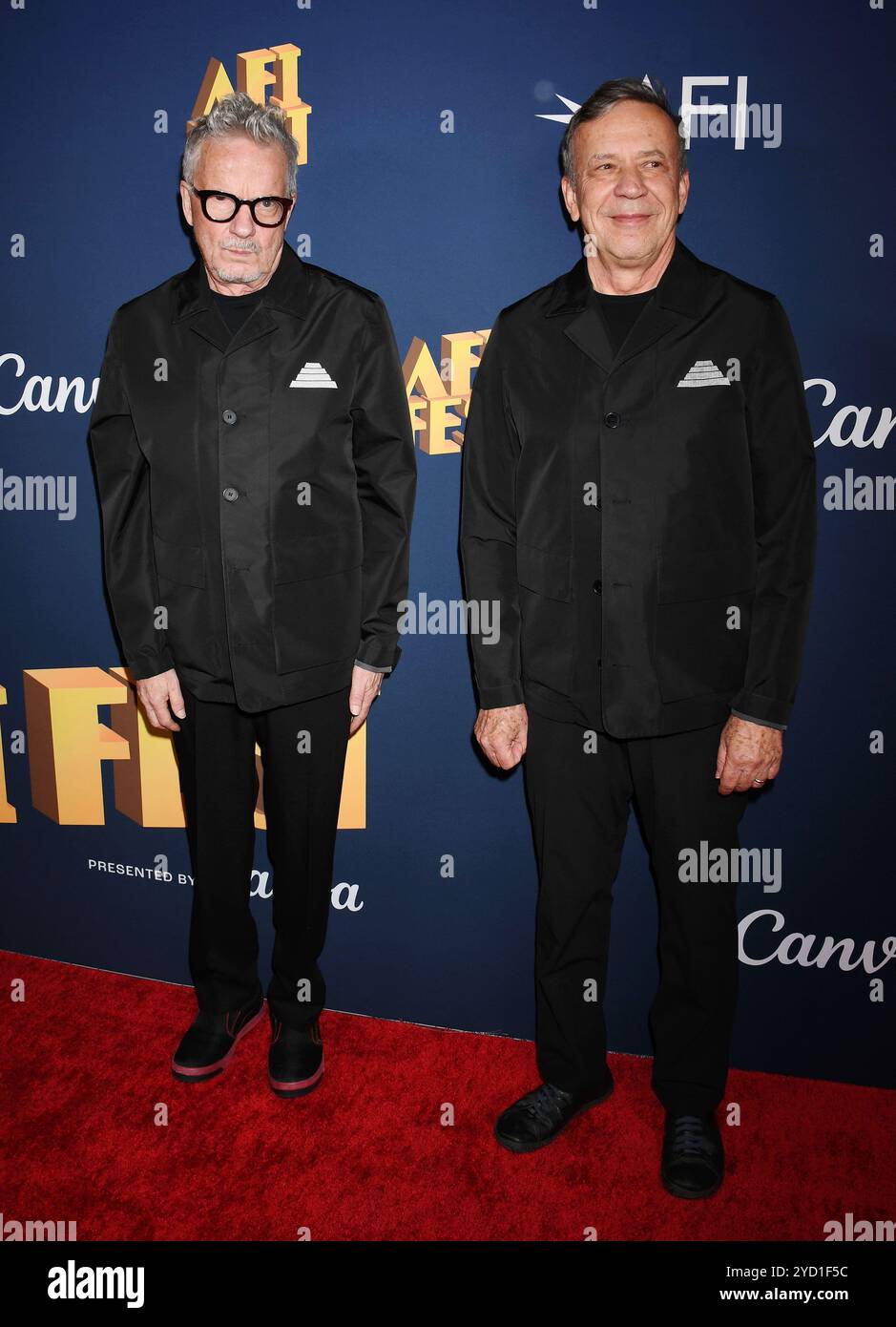 HOLLYWOOD, CALIFORNIA - OCTOBER 23: (L-R) Mark Mothersbaugh and Robert ...